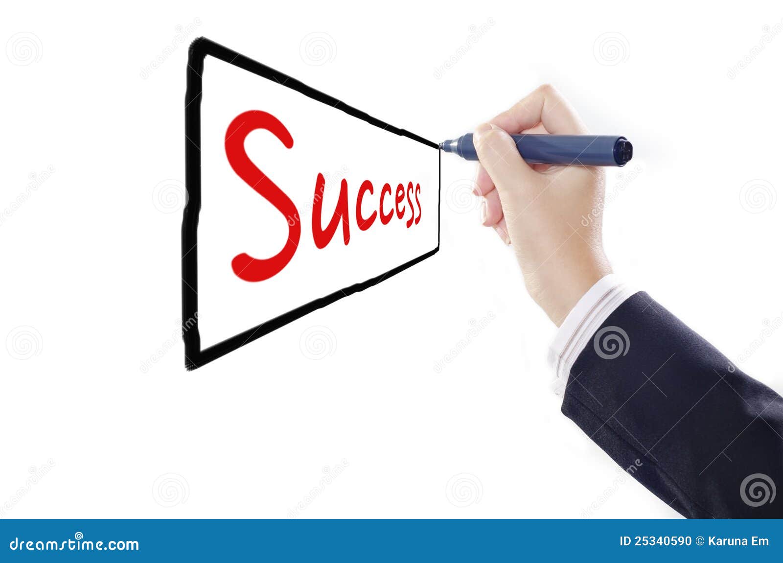 Writing success stock photo. Image of women, marker, business - 25340590