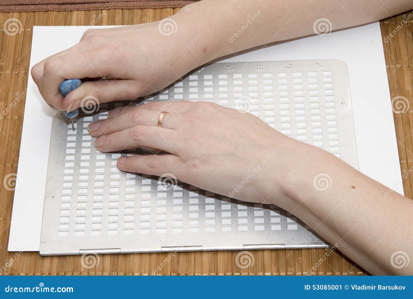 Writing text in Braille stock image. Image of communication - 53085001