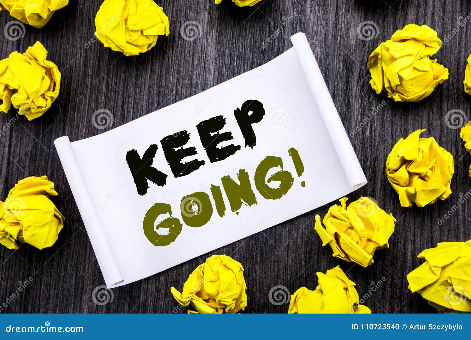 Writing Text Showing Keep Going. Business Concept for Go Moving Forward ...