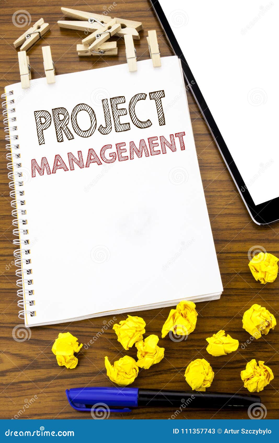 Writing Text Showing Project Management. Business Concept for Strategy ...