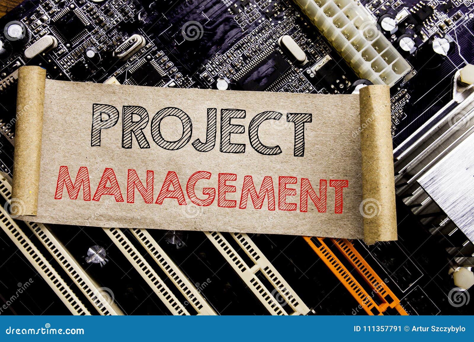 Writing Text Showing Project Management. Business Concept for Strategy ...