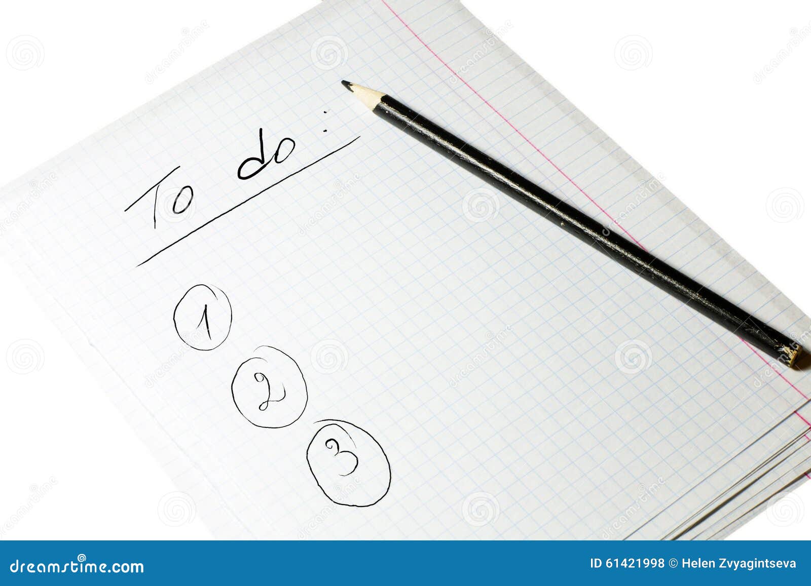 Writing to do list stock photo. Image of list, education - 61421998