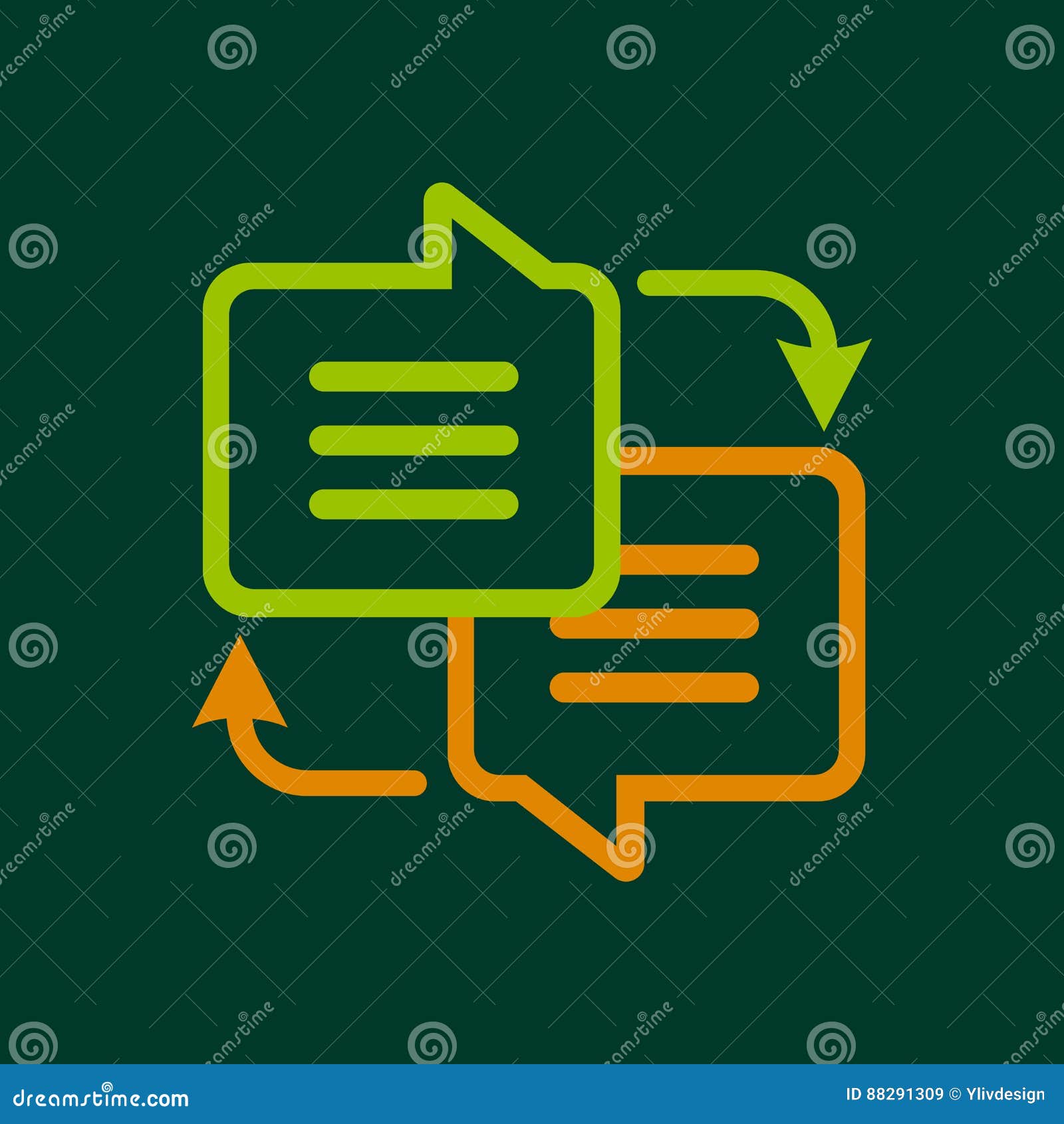 Consecutive Word Block On White Stock Photography | CartoonDealer.com ...