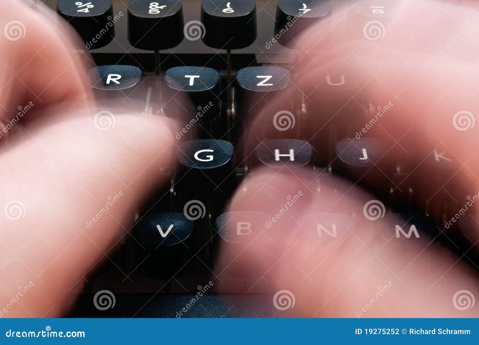 Writing on a typewriter stock photo. Image of write, technology - 19275252