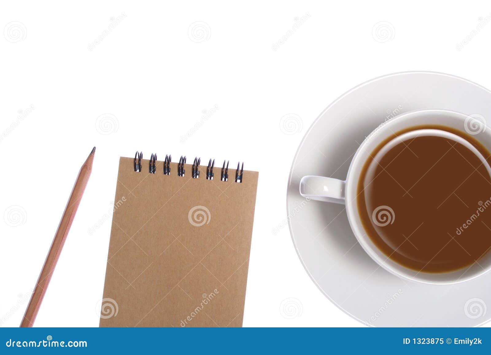 Writing Utensils on White Background Stock Image - Image of plan ...