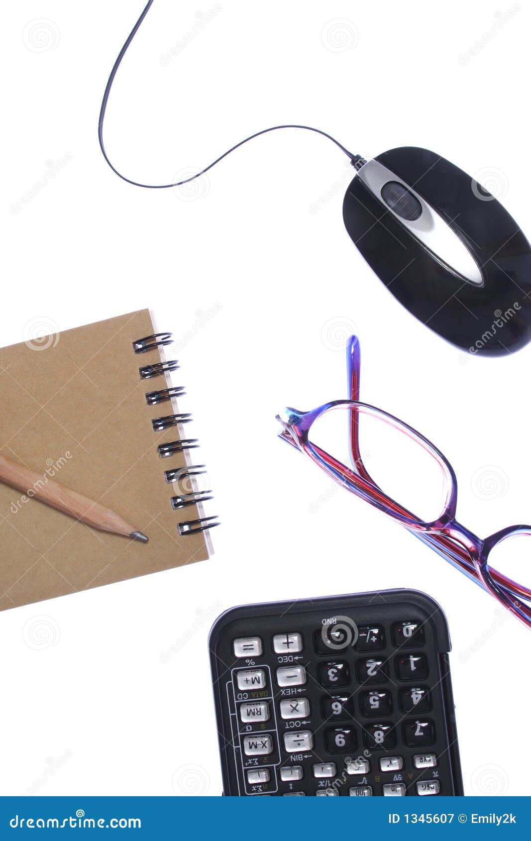 Writing Utensils On White Background Stock Image - Image of lifestyle ...