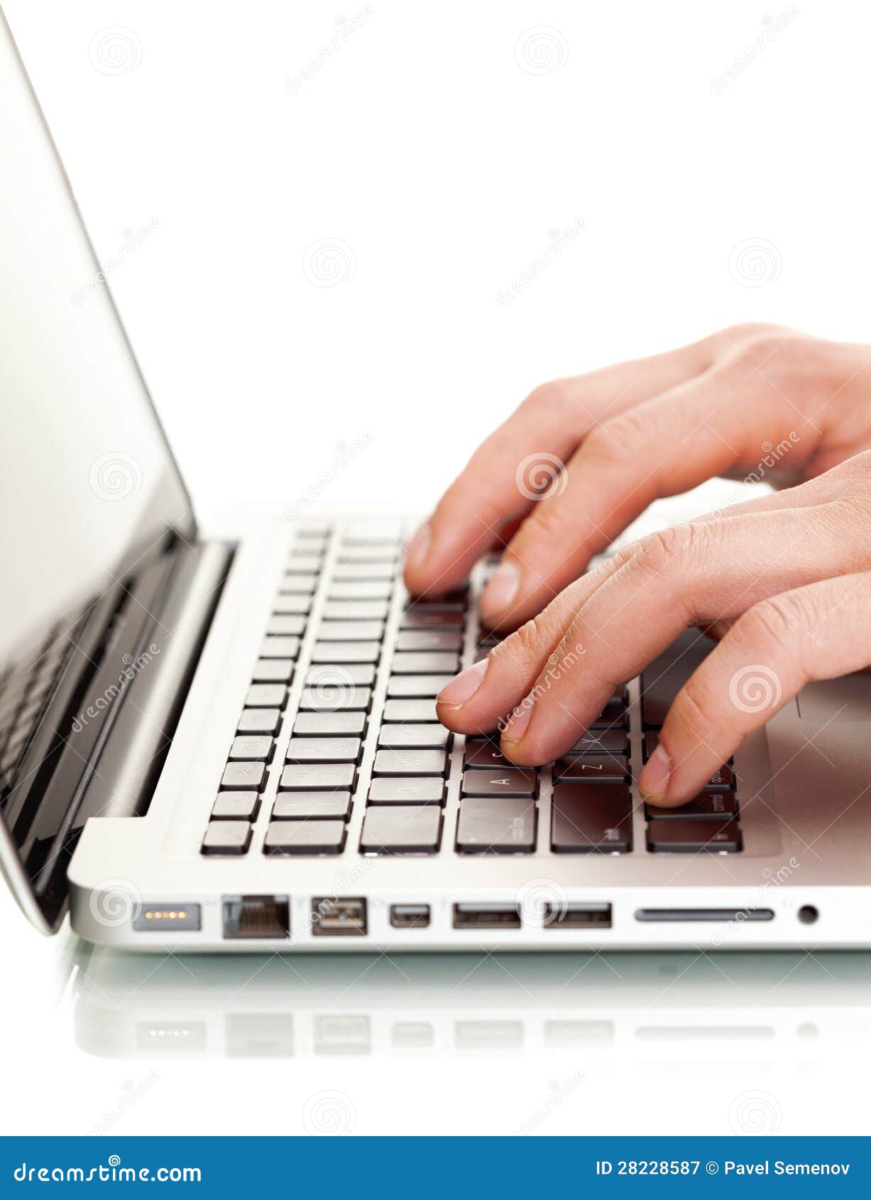 Writing on a white laptot stock image. Image of clean - 28228587