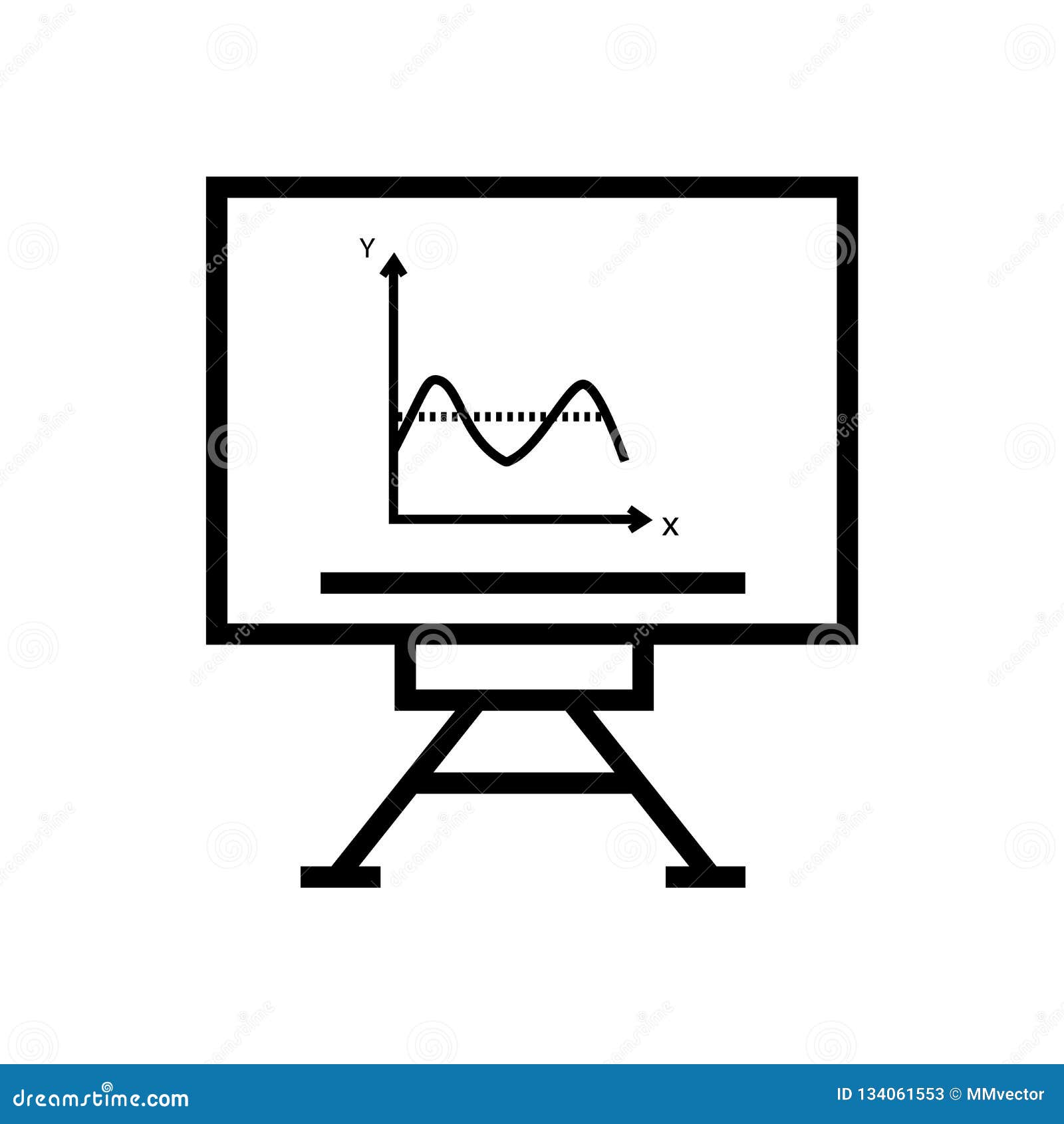 Writing Whiteboard Icon Vector Isolated on White Background, Writing ...