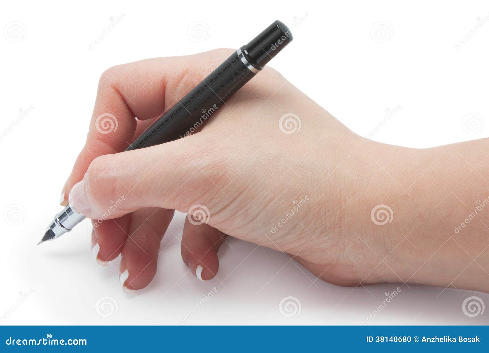 Writing women s hand stock photo. Image of note, business - 38140680