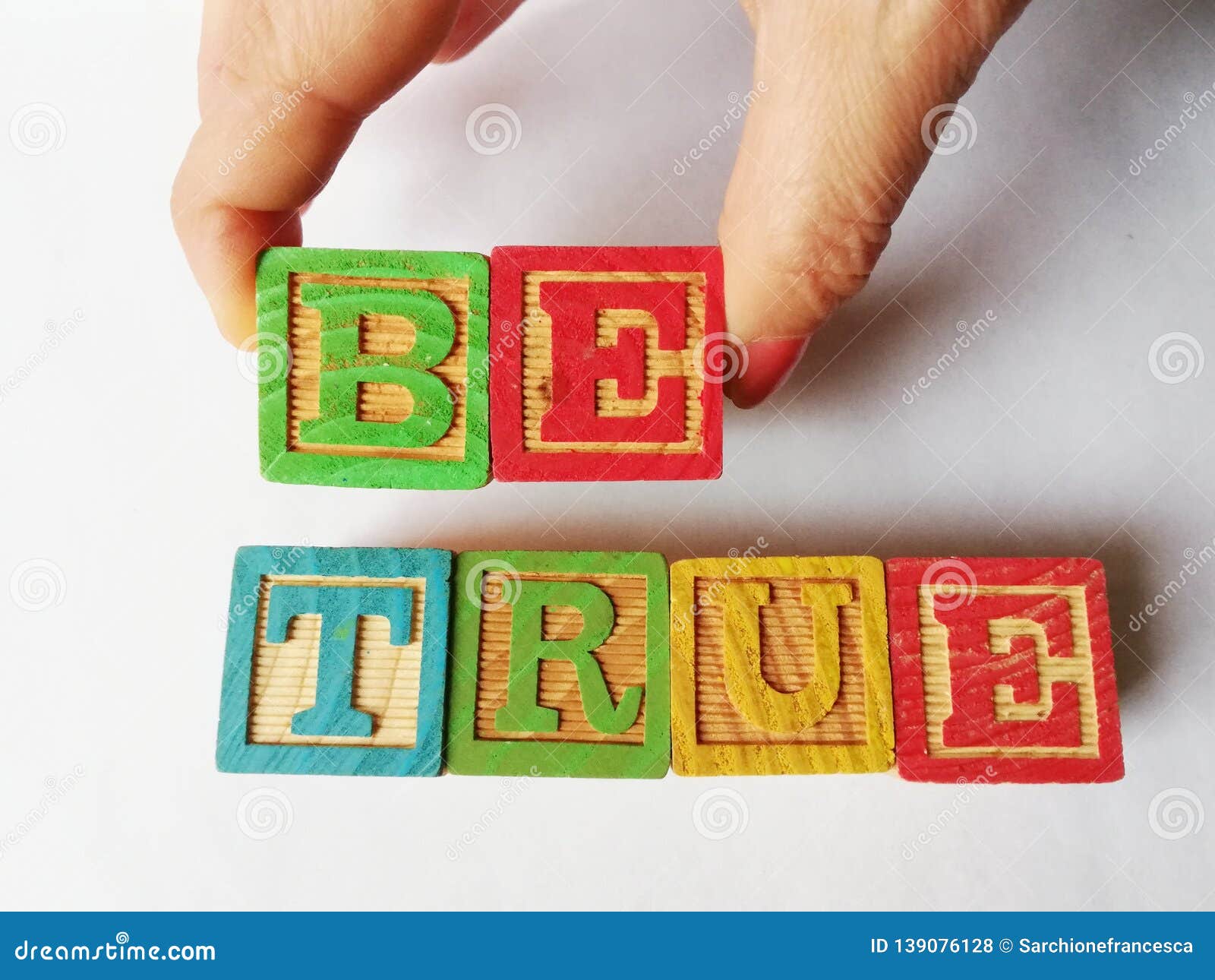 Written :be true stock photo. Image of information, concept - 139076128
