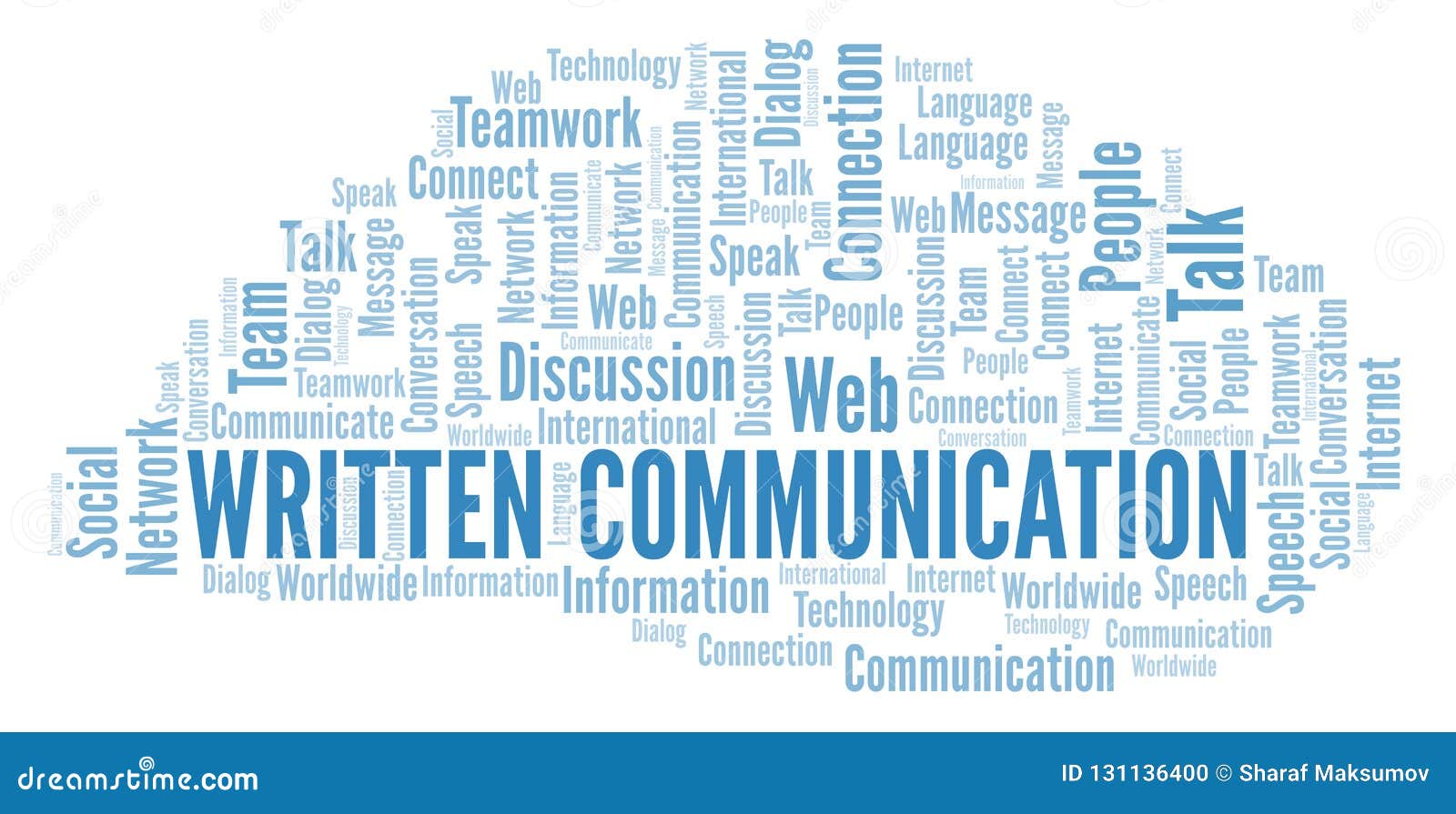 Written Communication Linear Icon Vector Illustration | CartoonDealer ...