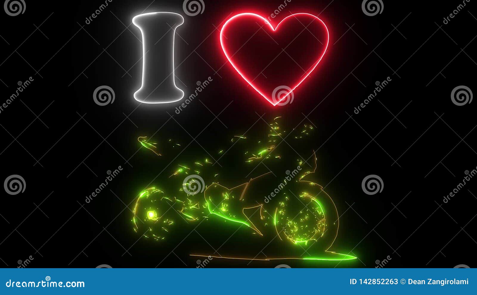 Written with a Heart and a Motorcycle Stock Video - Video of heart ...