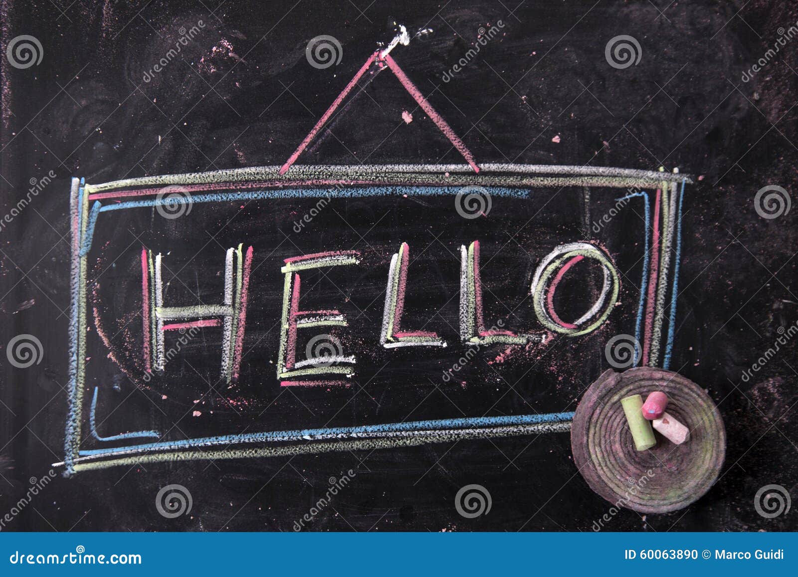 Written hello stock photo. Image of sign, hello, type - 60063890