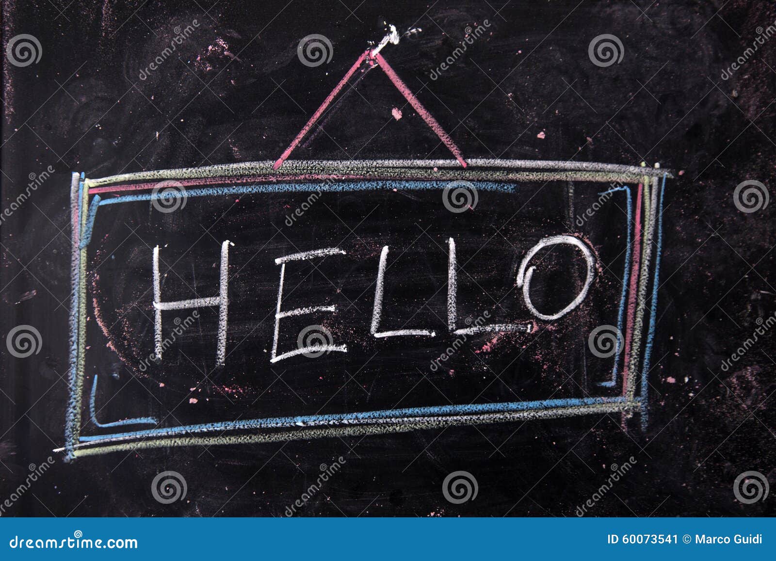 Written hello stock image. Image of calligraphy, greeting - 60073541