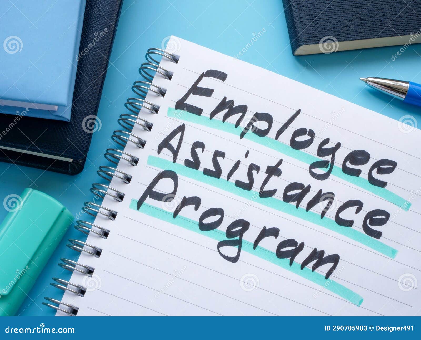 Employee Assistance Program EAP Sign And Pile Of Papers Stock Photo ...