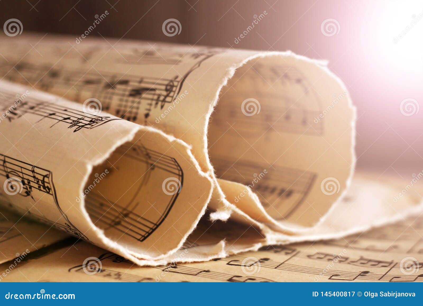 Written Music Notation, Retro Notes Stock Image - Image of orchestra ...