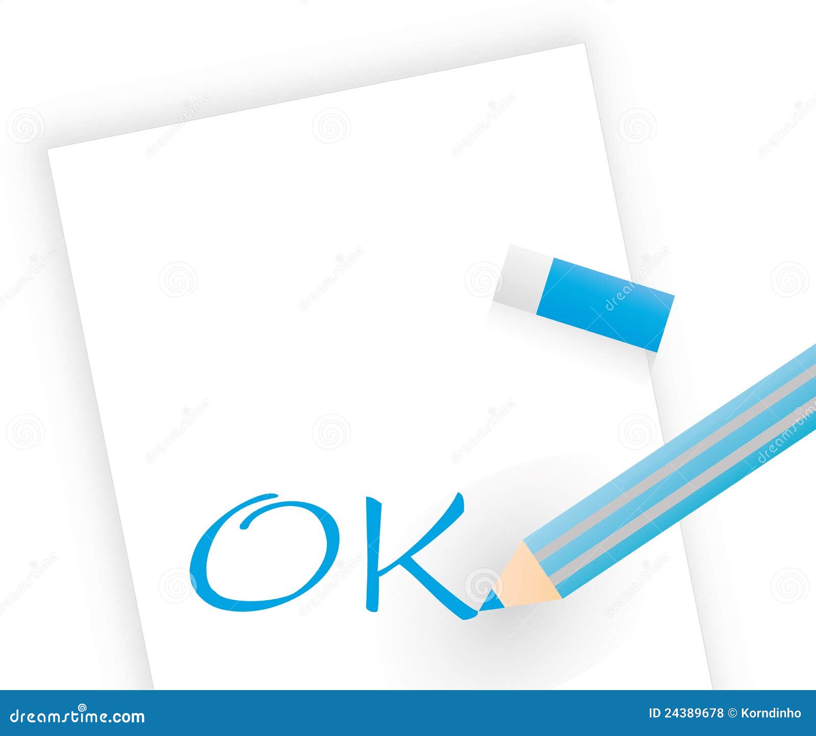 Written on paper stock vector. Illustration of communication - 24389678