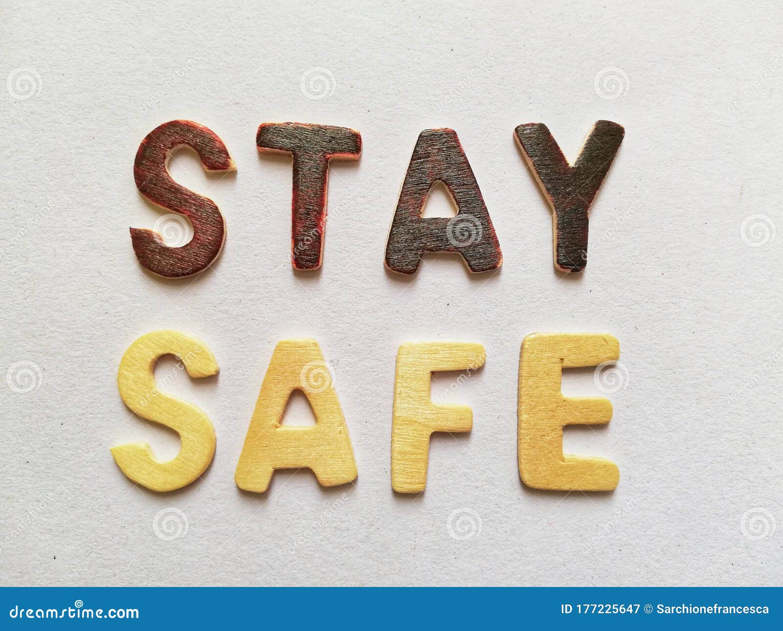 Written stay safe stock image. Image of contagion, written - 177225647