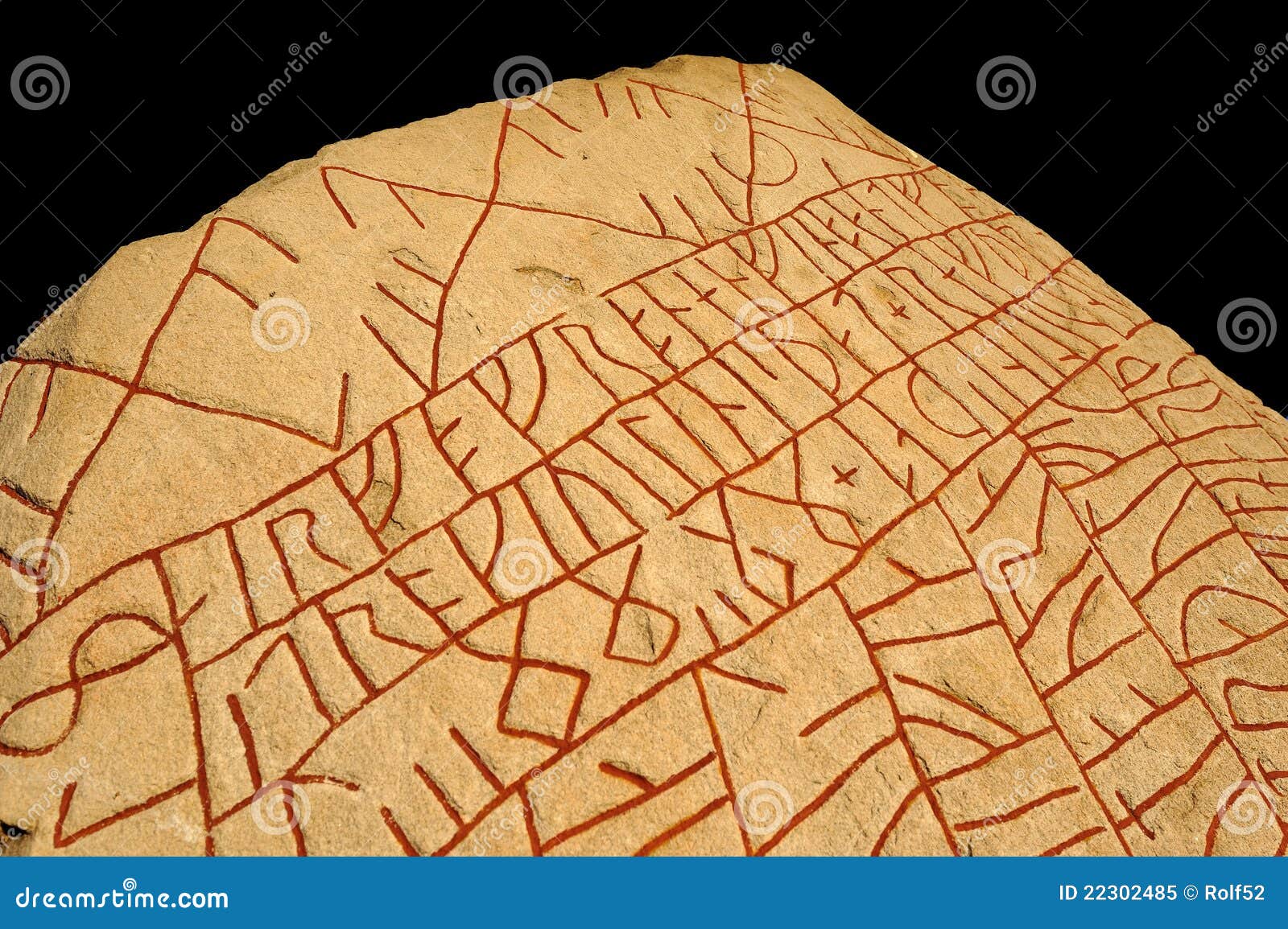 Written in Stone by Vikings Stock Image - Image of monument ...
