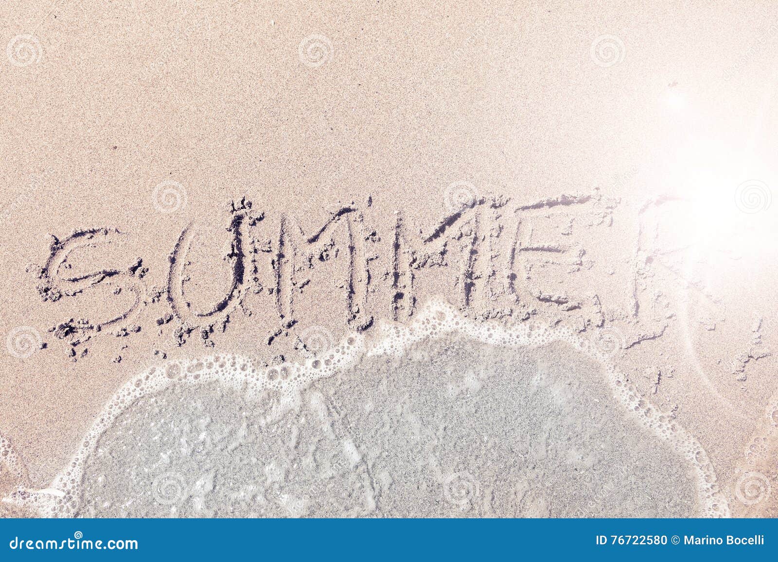 Written on Wet Sand by the Waves Stock Photo - Image of season ...