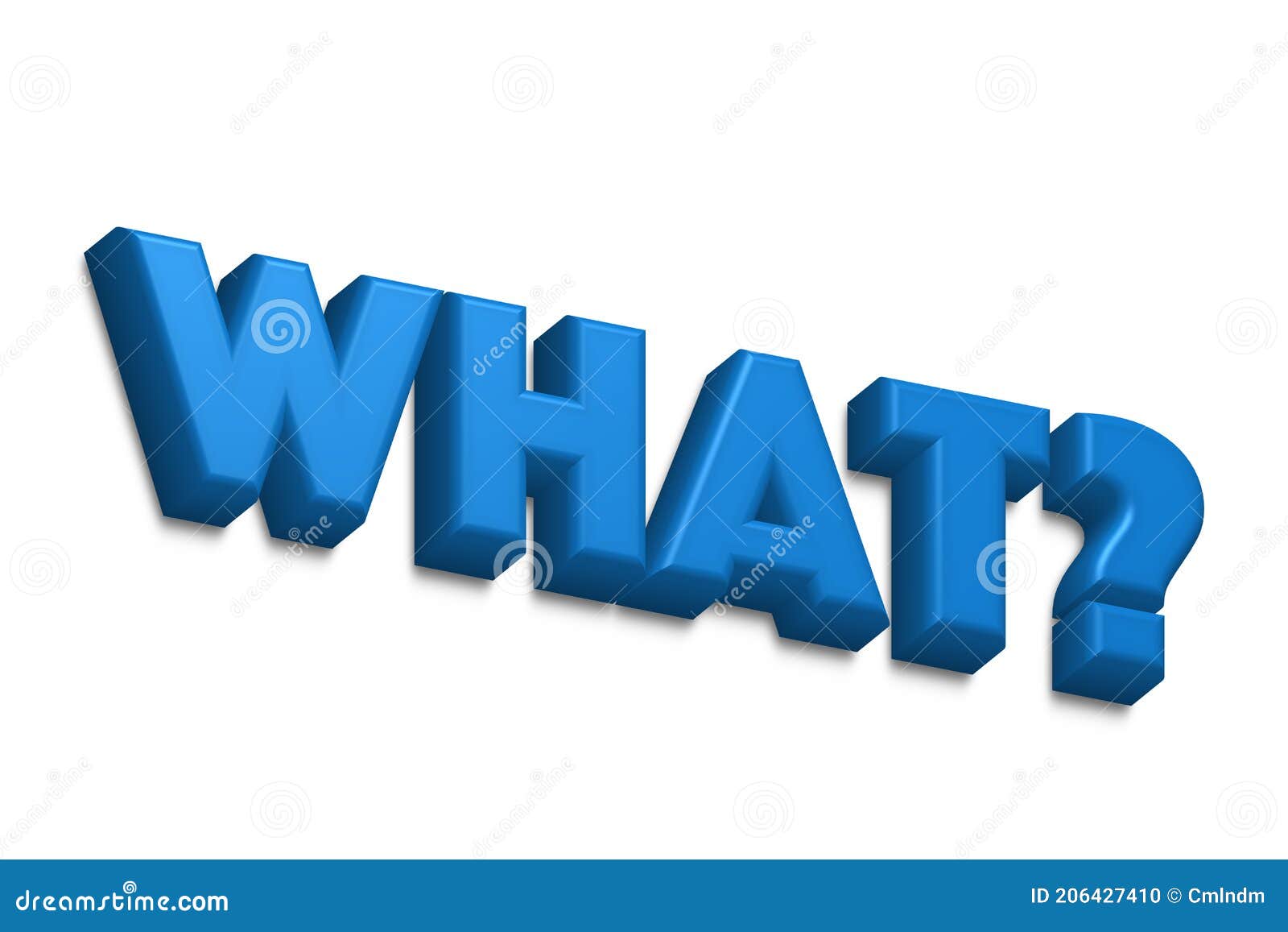 Written Word What with Question Mark Stock Illustration - Illustration ...