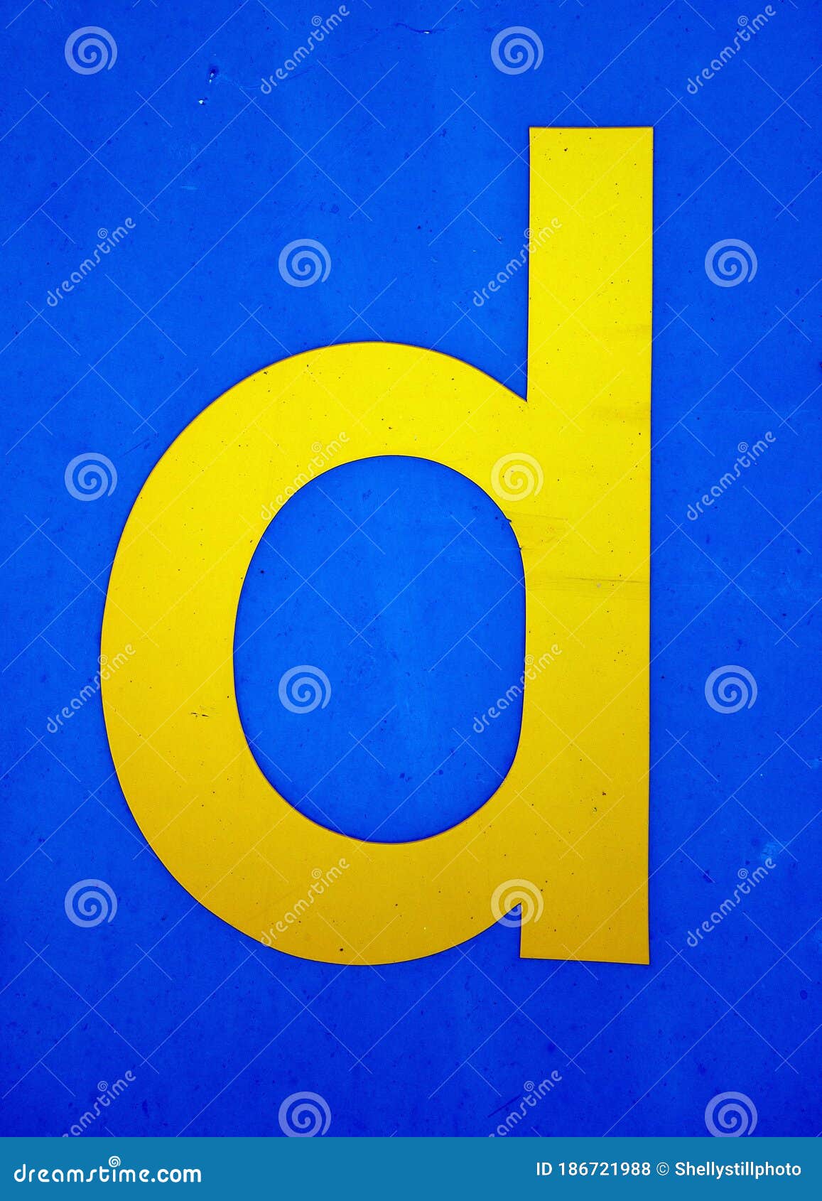 Written Wording in Distressed State Typography Found Letter D Stock ...