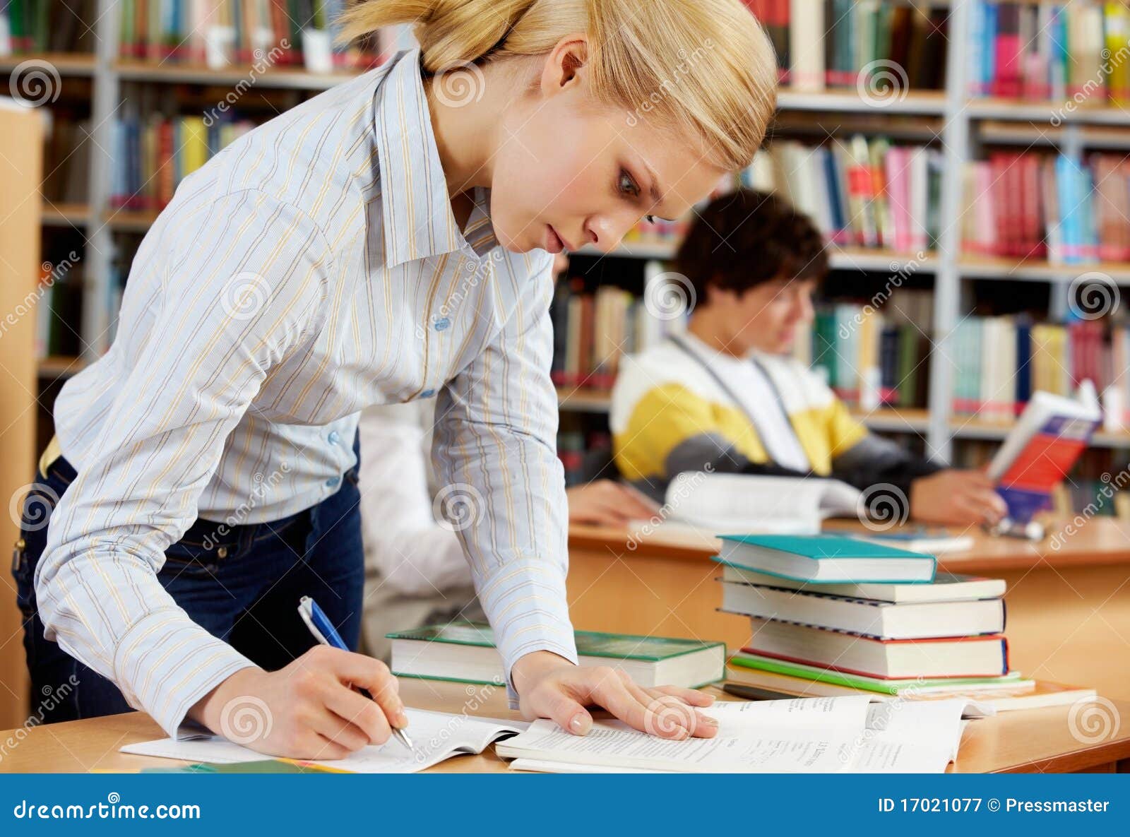 Written work stock image. Image of education, adult, person - 17021077