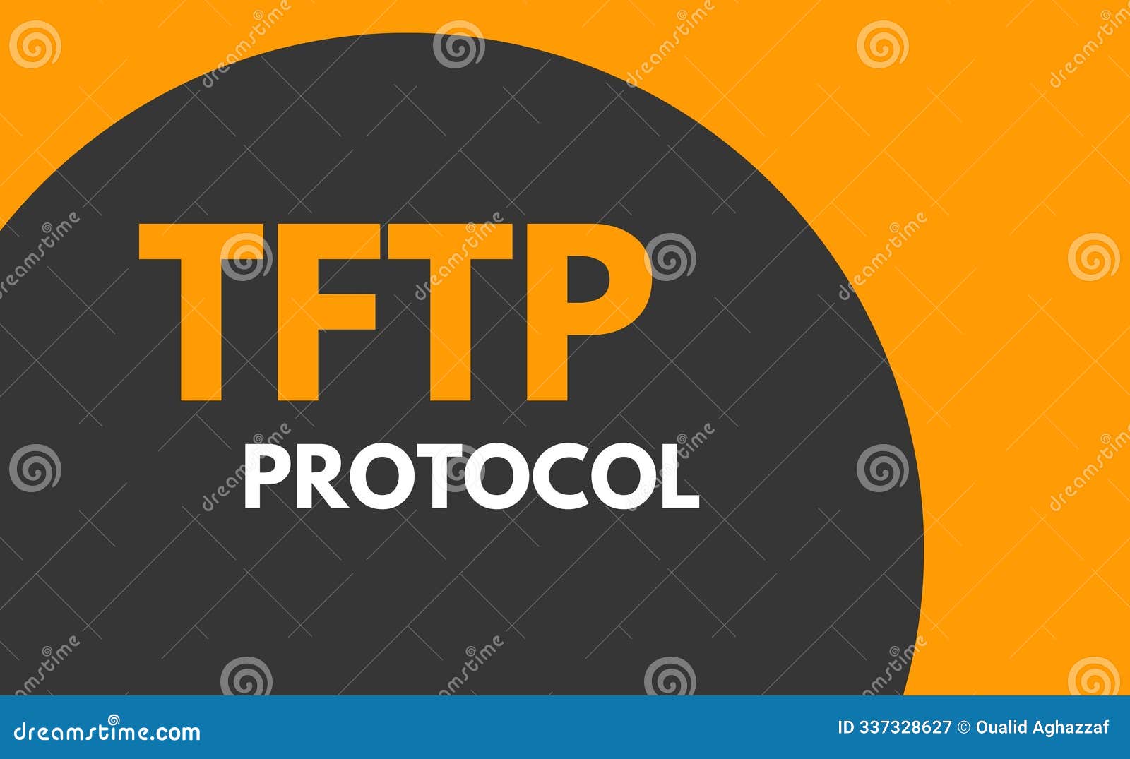 TFTP, Trivial File Transfer Protocol Stock Illustration - Illustration ...