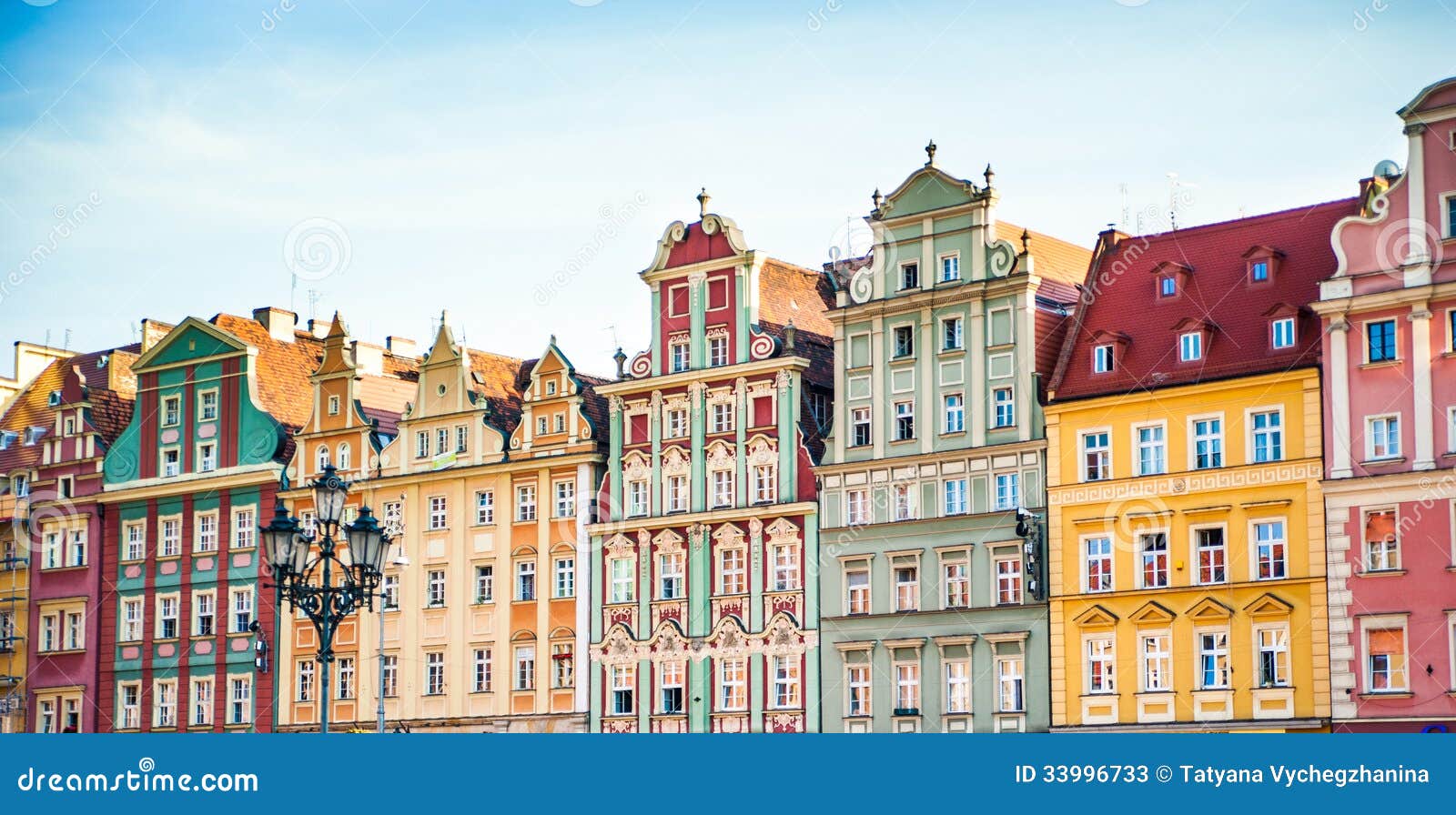Wroclaw centrum, fotografering för bildbyråer. Bild av livstid - 33996733