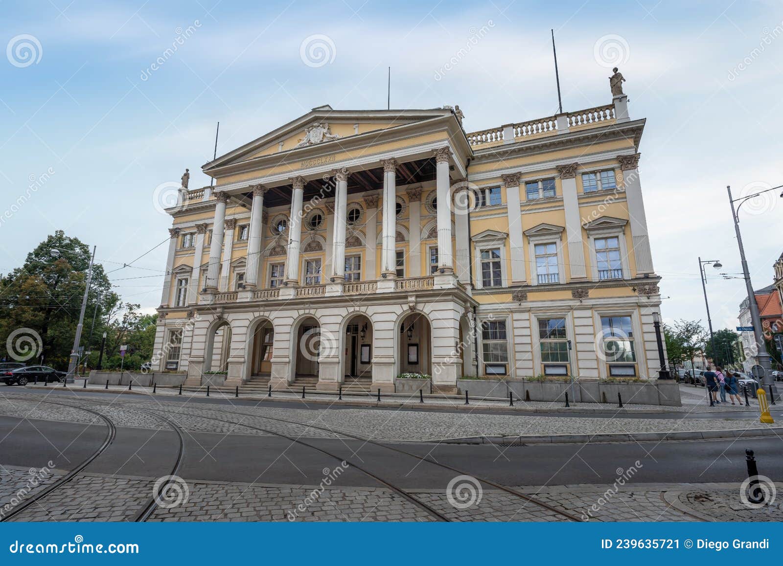 Wroclaw Opera House Opera Wroclawska - Wroclaw, Poland Stock Image ...
