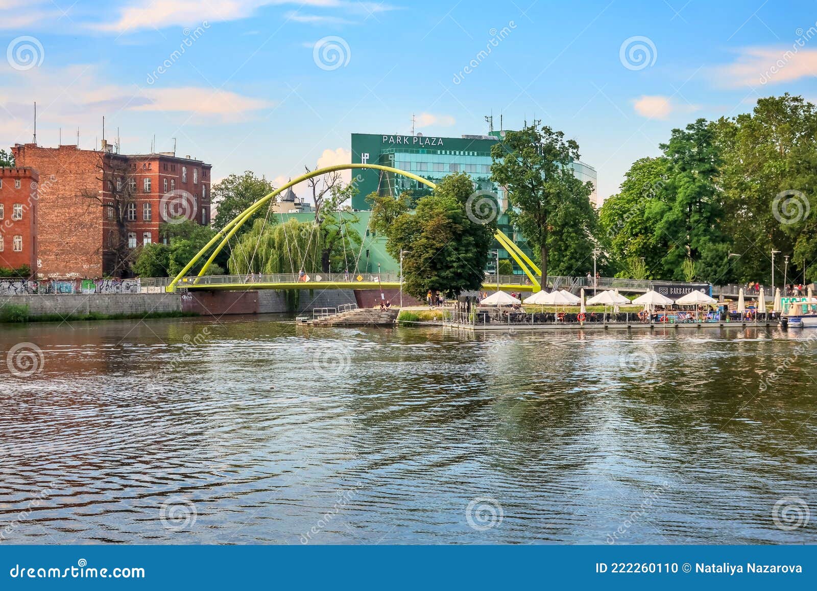 Wroclaw, Poland Hotel Park Plaza on Oder River Editorial Image - Image ...