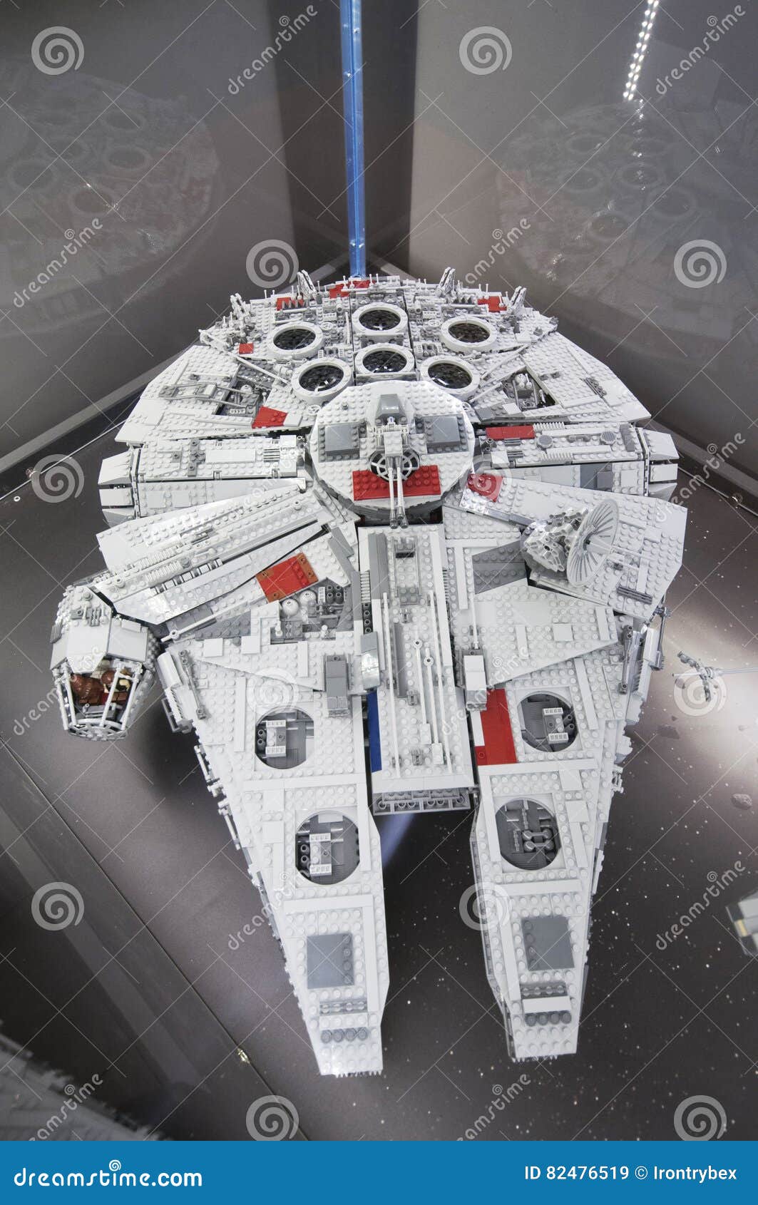 Star Wars Falcon Millenium, Made by Lego Blocks. Editorial Stock Image ...