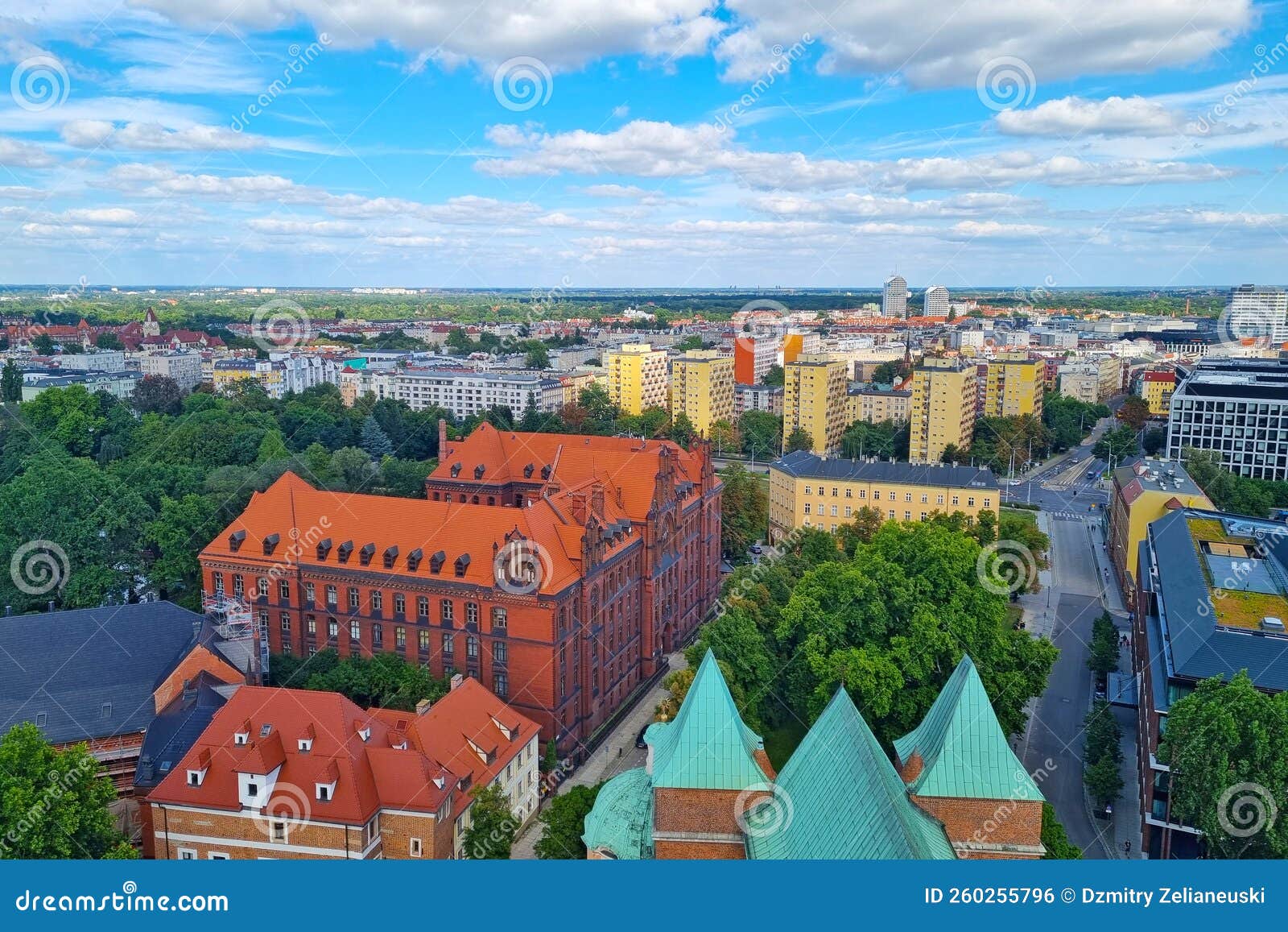 Wroclaw, Poland, June 15, 2022: Beautiful Drone View of Wroclaw ...