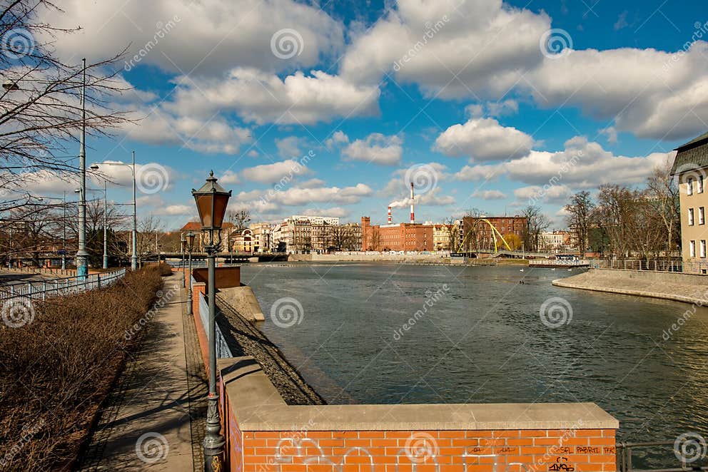 Wroclaw, Poland, March 9, 2018: Naked Swordsman in the Square in Front ... Wroclaw, Poland, March 9, 2018: Naked Swordsman in the Square in Front ...