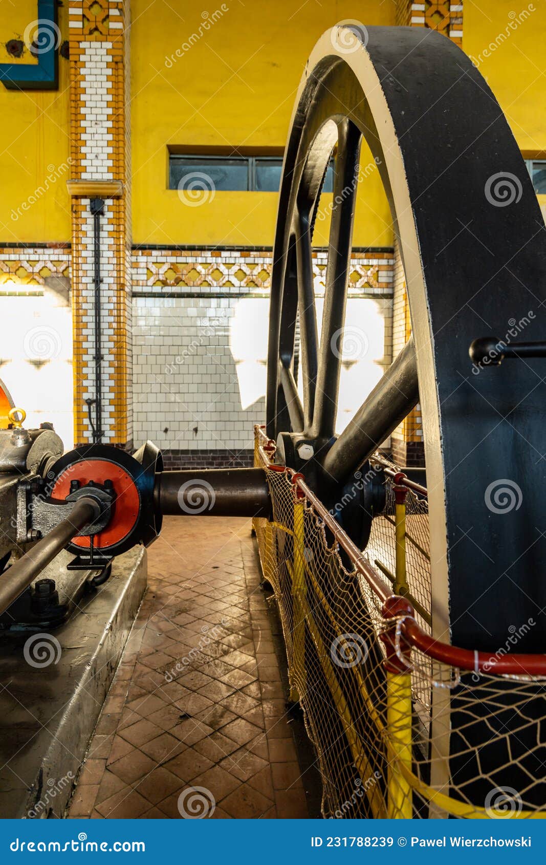 Old Constructions Inside Old Pumping Station Editorial Stock Image ...