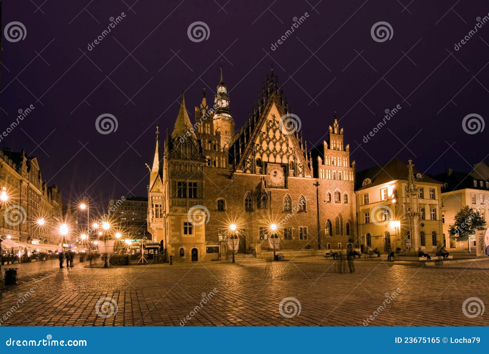Wroclaw Town Hall editorial image. Image of stary, summer - 23675165