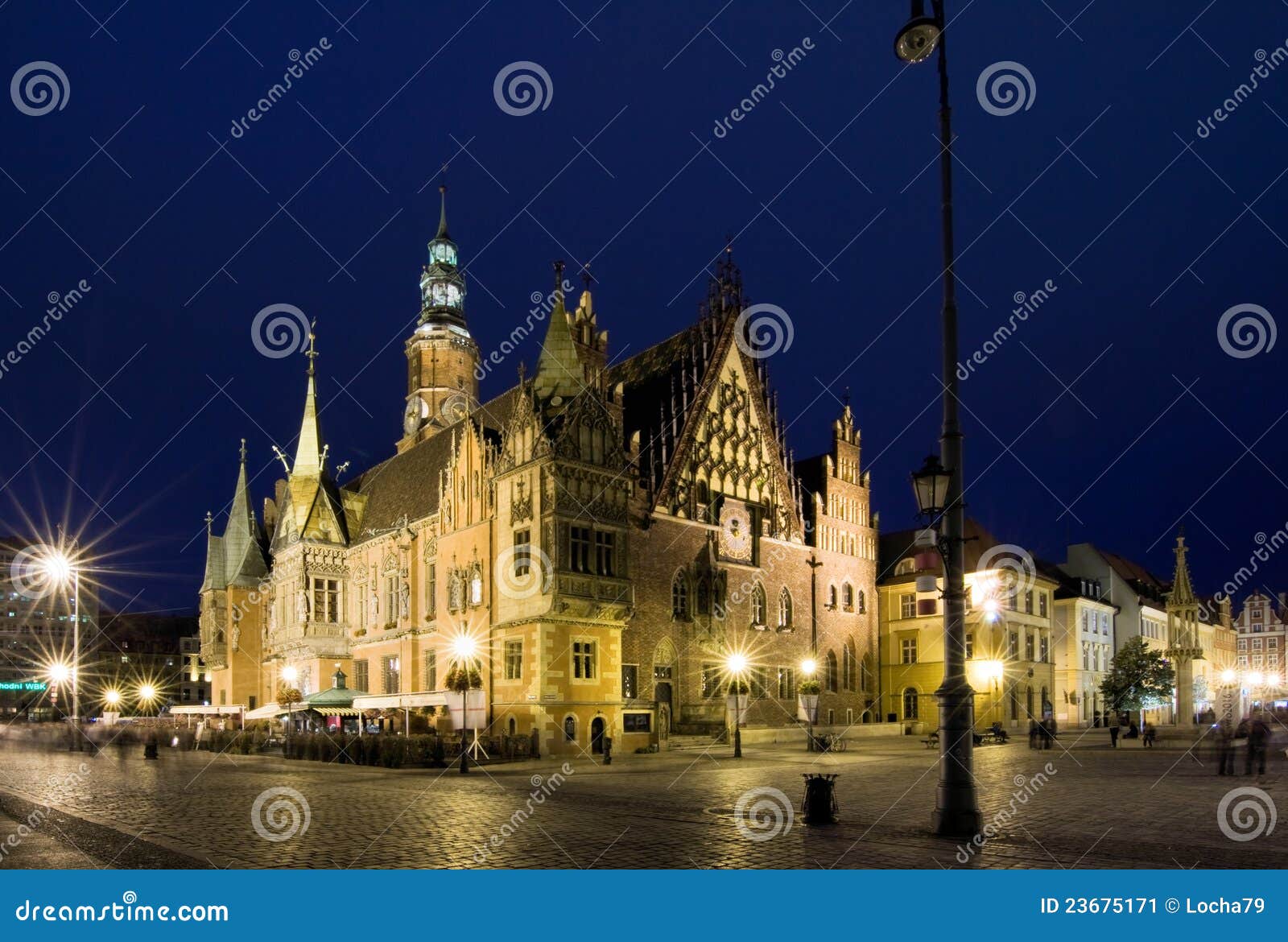 Wroclaw Town Hall editorial photo. Image of poland, lower - 23675171