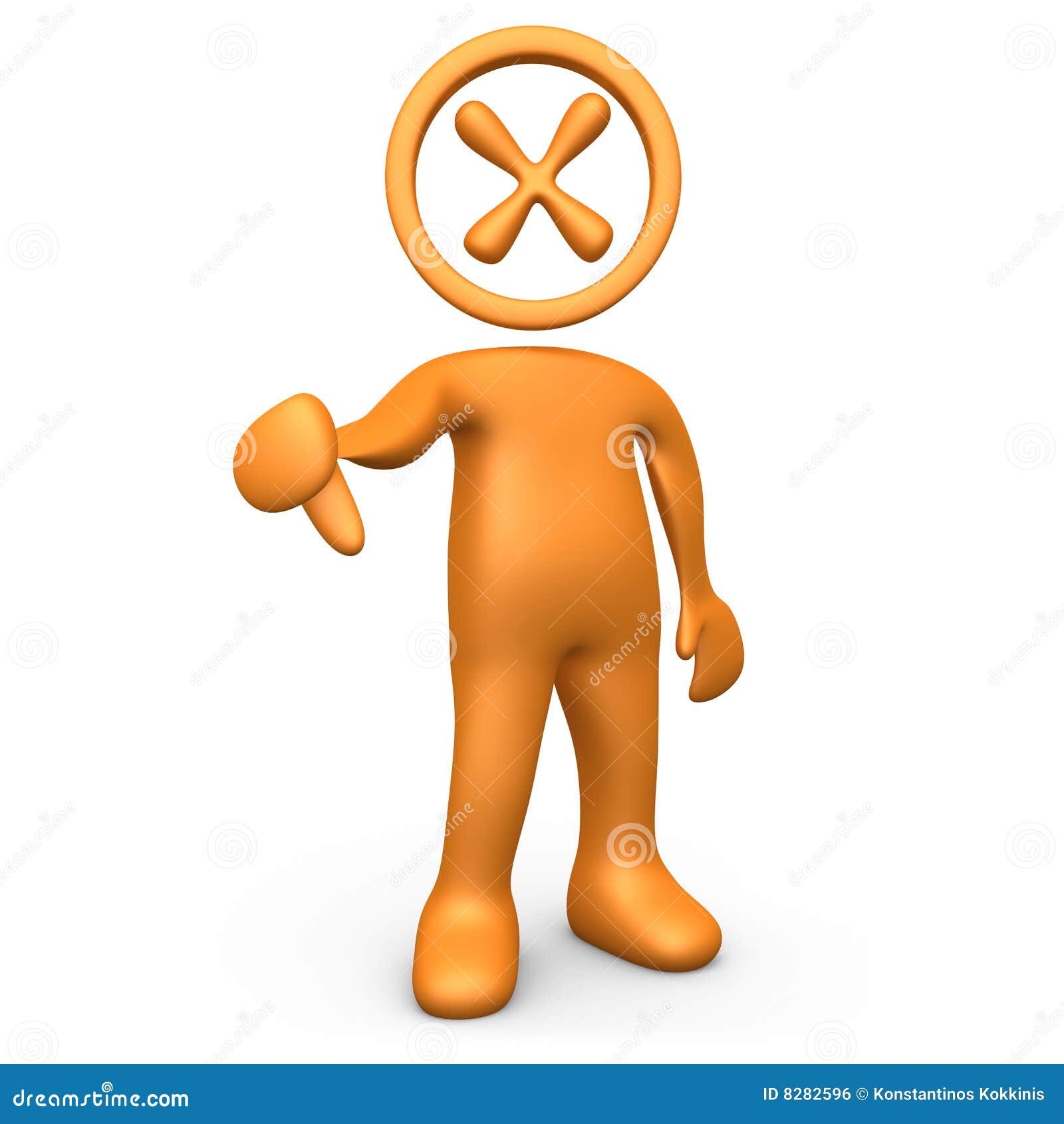 Wrong stock illustration. Illustration of person, error - 8282596