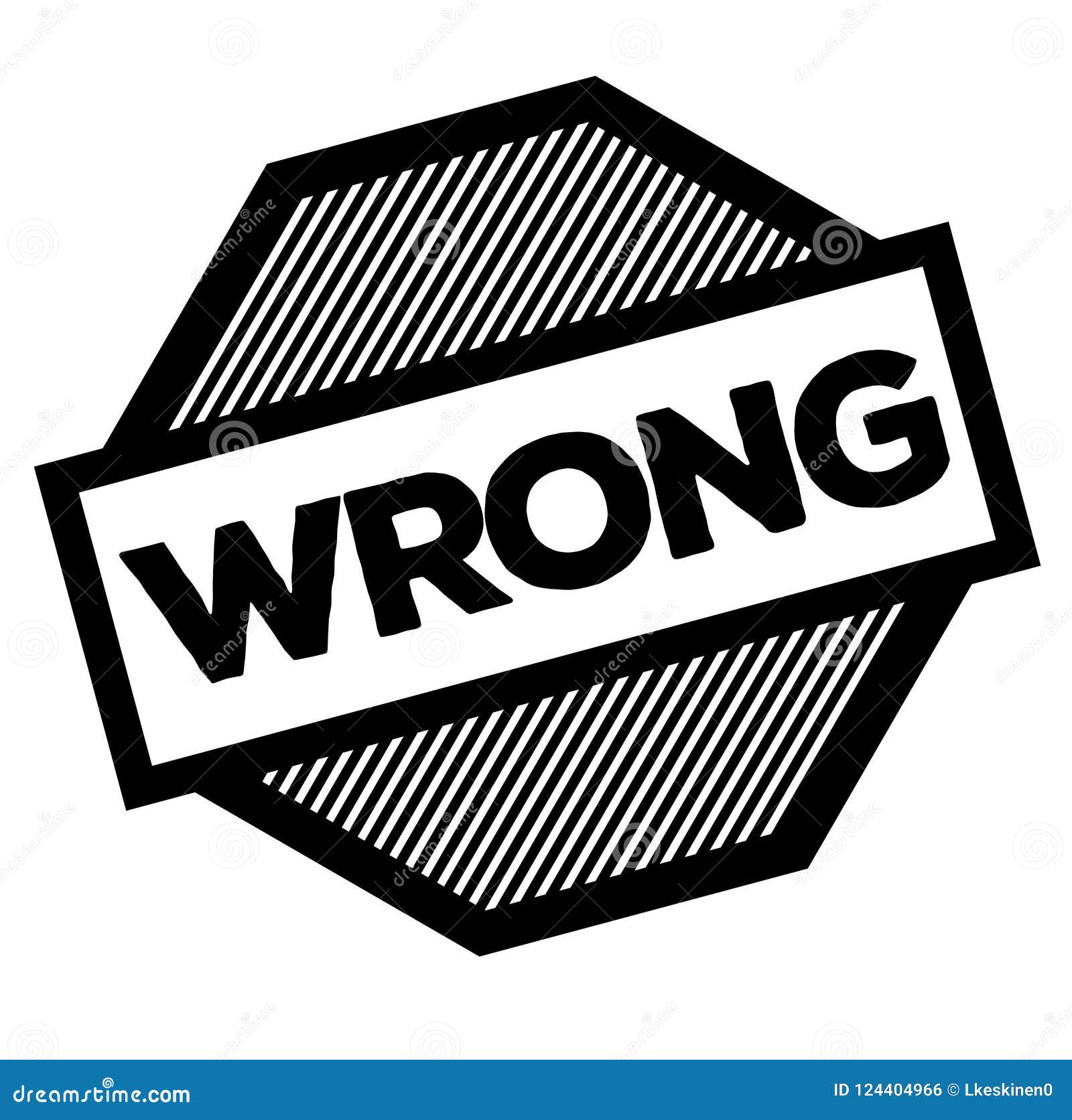 Wrong Black Round Symbol Isolated Stock Photo | CartoonDealer.com ...