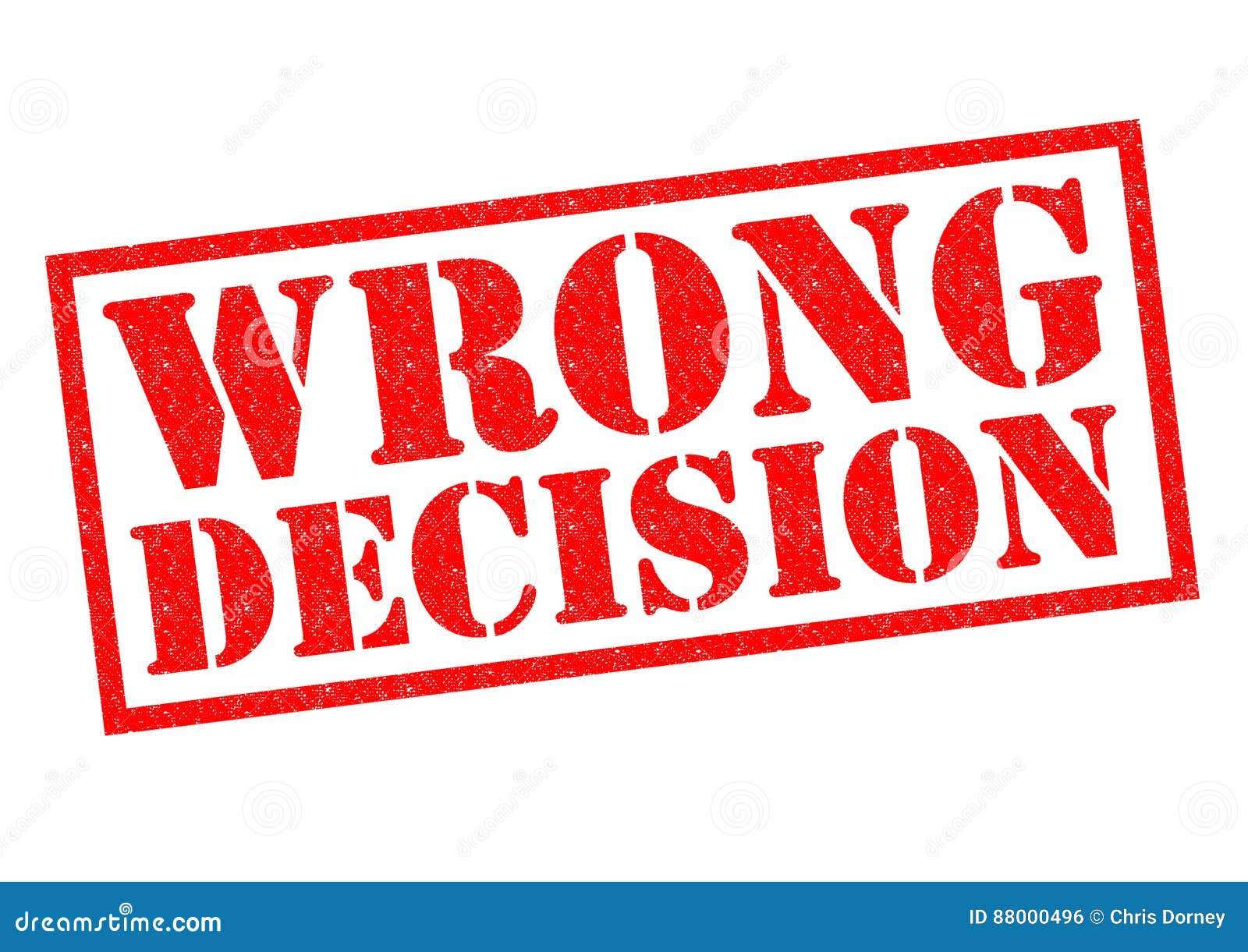 WRONG DECISION Stock Photography | CartoonDealer.com #88000496