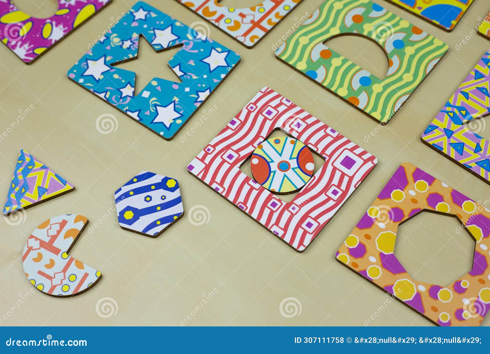 Wrong Geometric Shape in Seguin Board Stock Photo - Image of cognitive ...