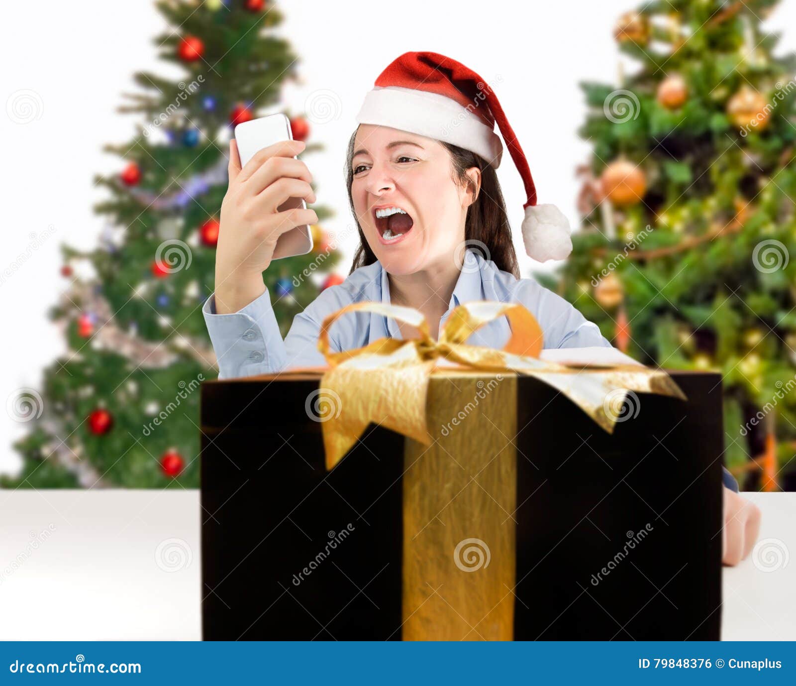 The wrong gift stock photo. Image of furious, exploding - 79848376