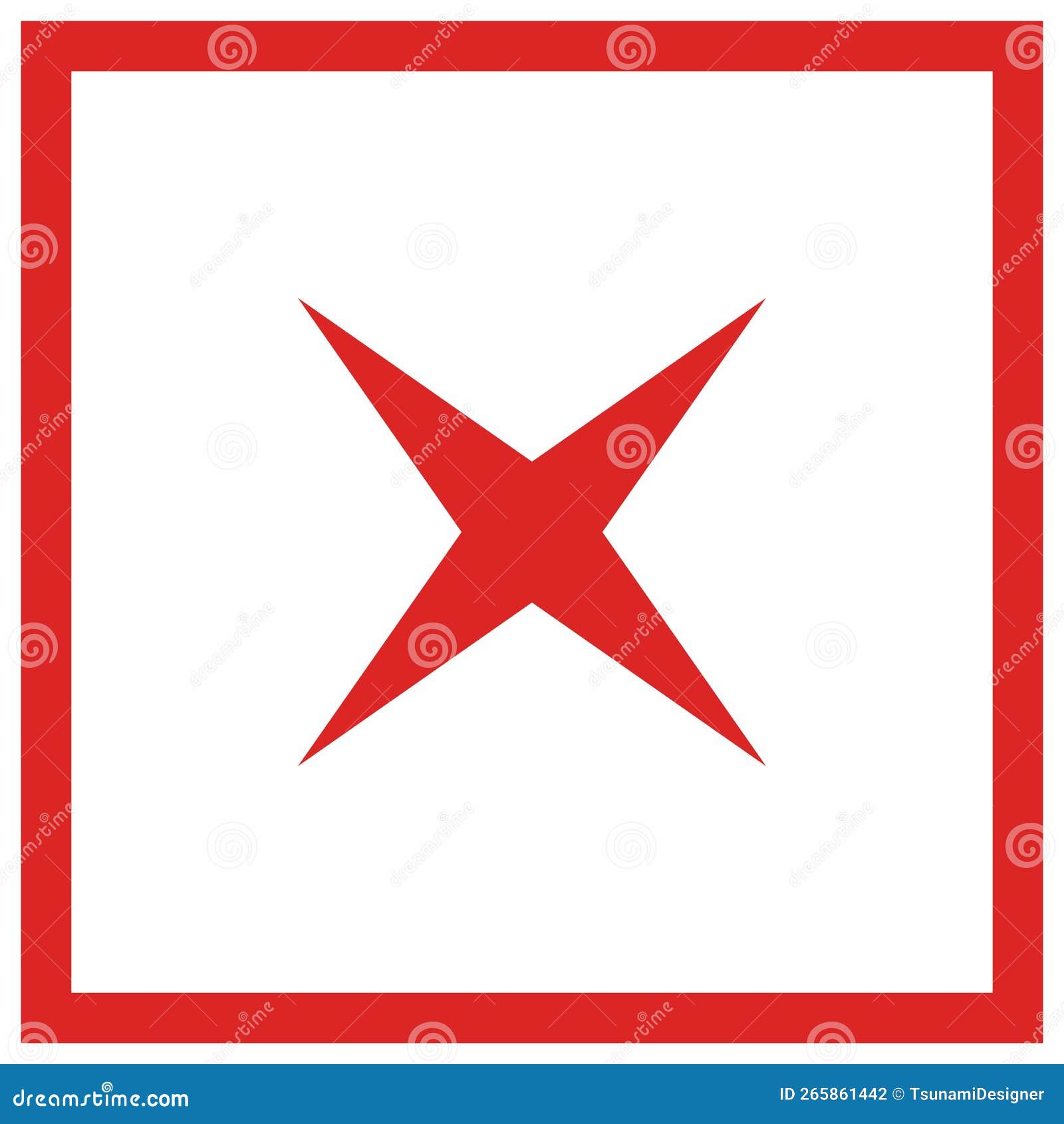 Wrong Marks, Cross Marks, Rejected, Disapproved, No, False, Not Ok ...