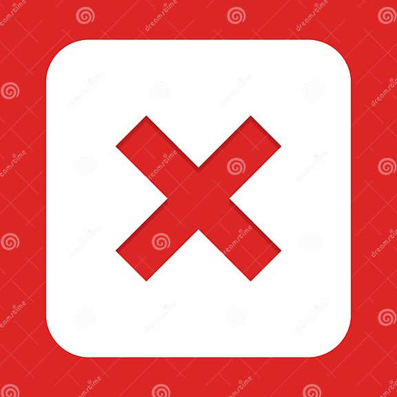 Wrong Marks, Cross Marks, Rejected, Disapproved, No, False, Not Ok ...