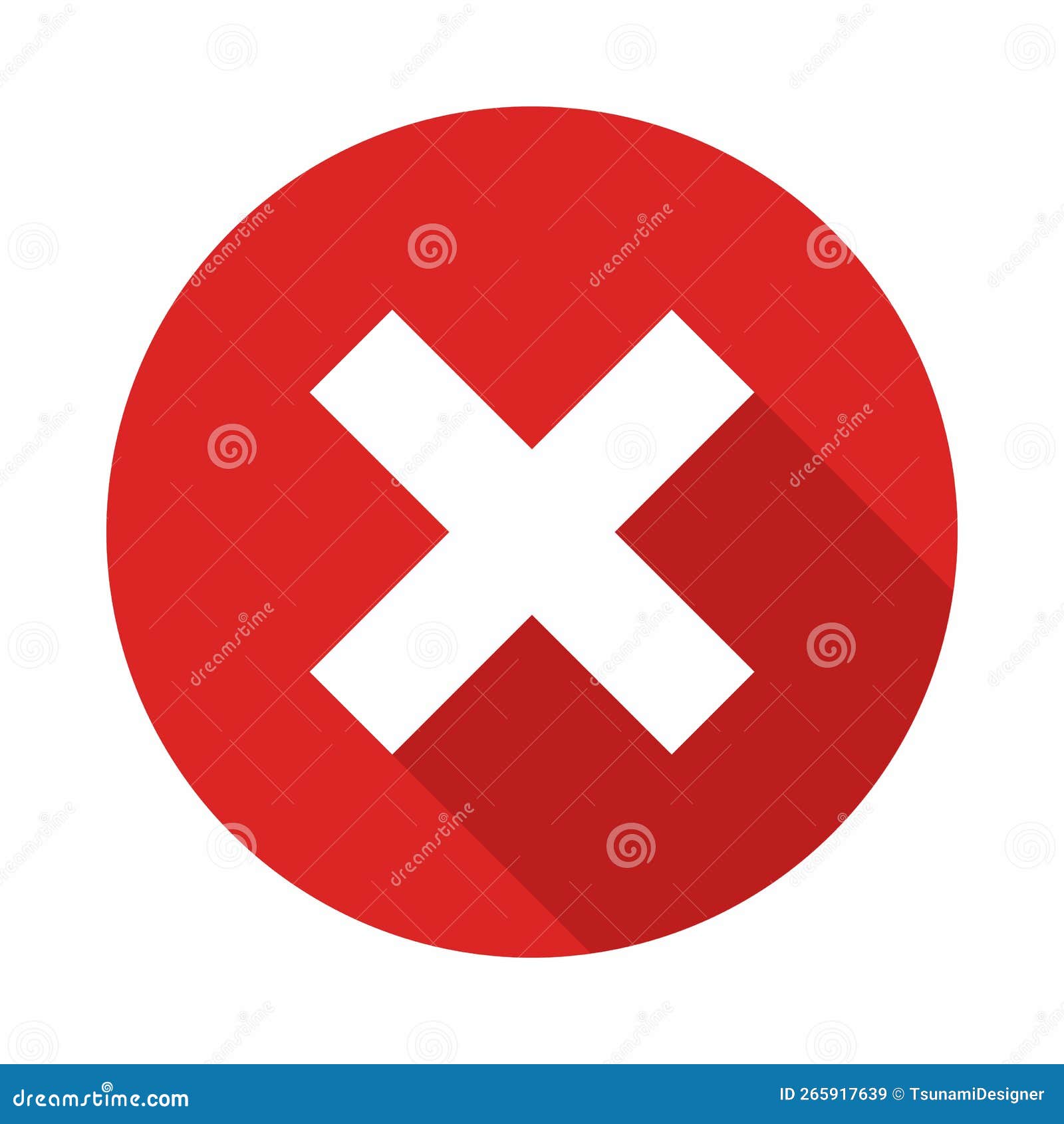 Wrong Marks, Cross Marks, Rejected, Disapproved, No, False, Not Ok ...