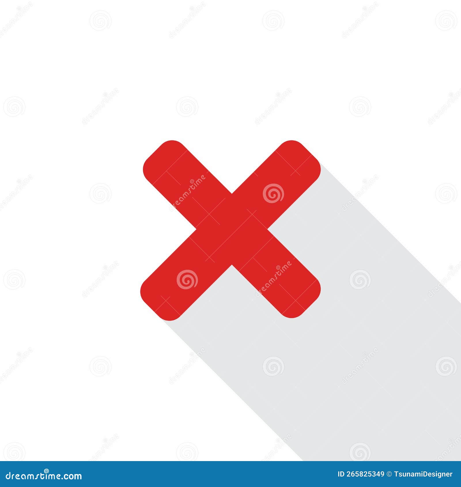 Wrong Marks, Cross Marks, Rejected, Disapproved, No, False, Not Ok ...