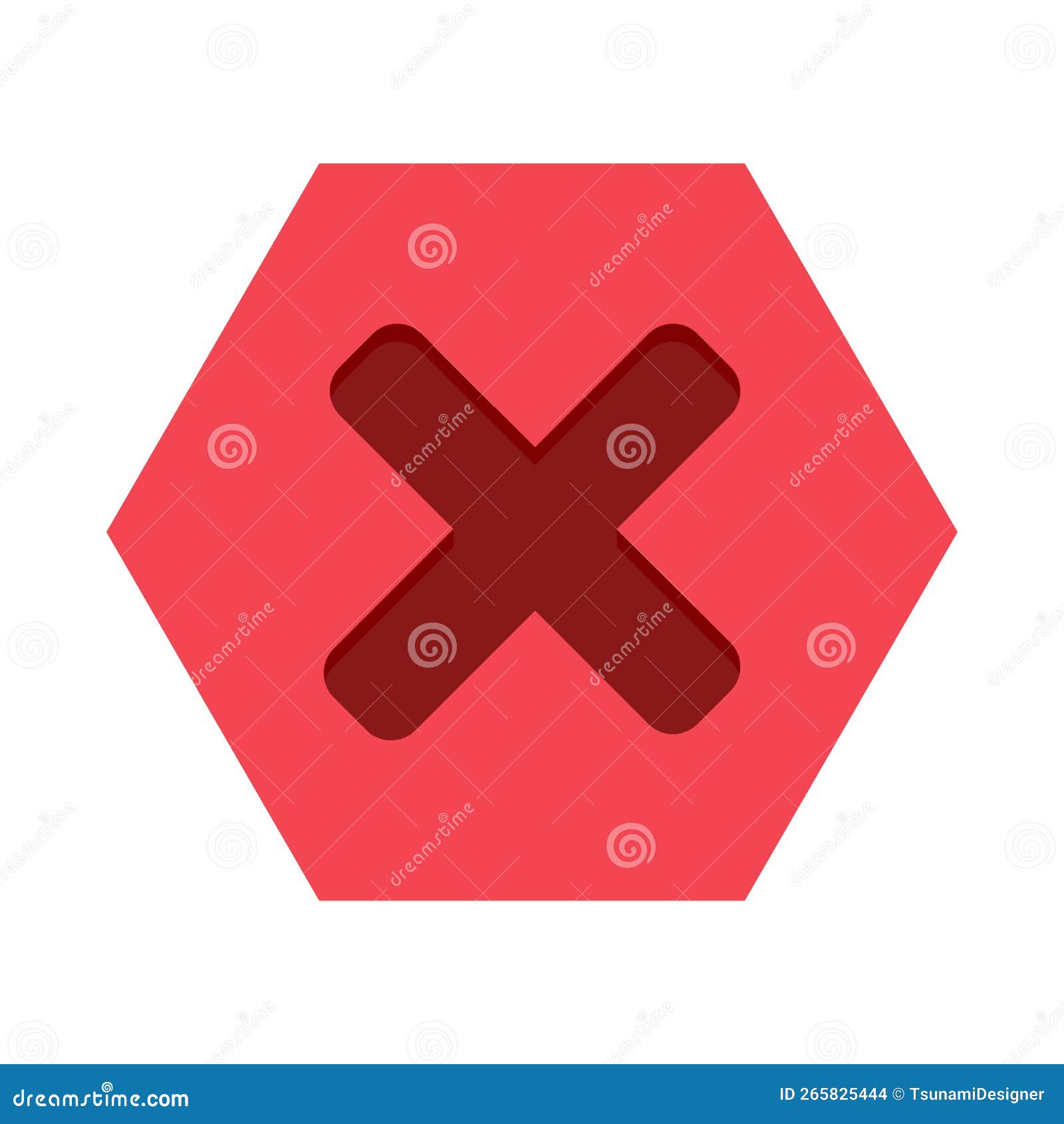 Wrong Marks, Cross Marks, Rejected, Disapproved, No, False, Not Ok ...