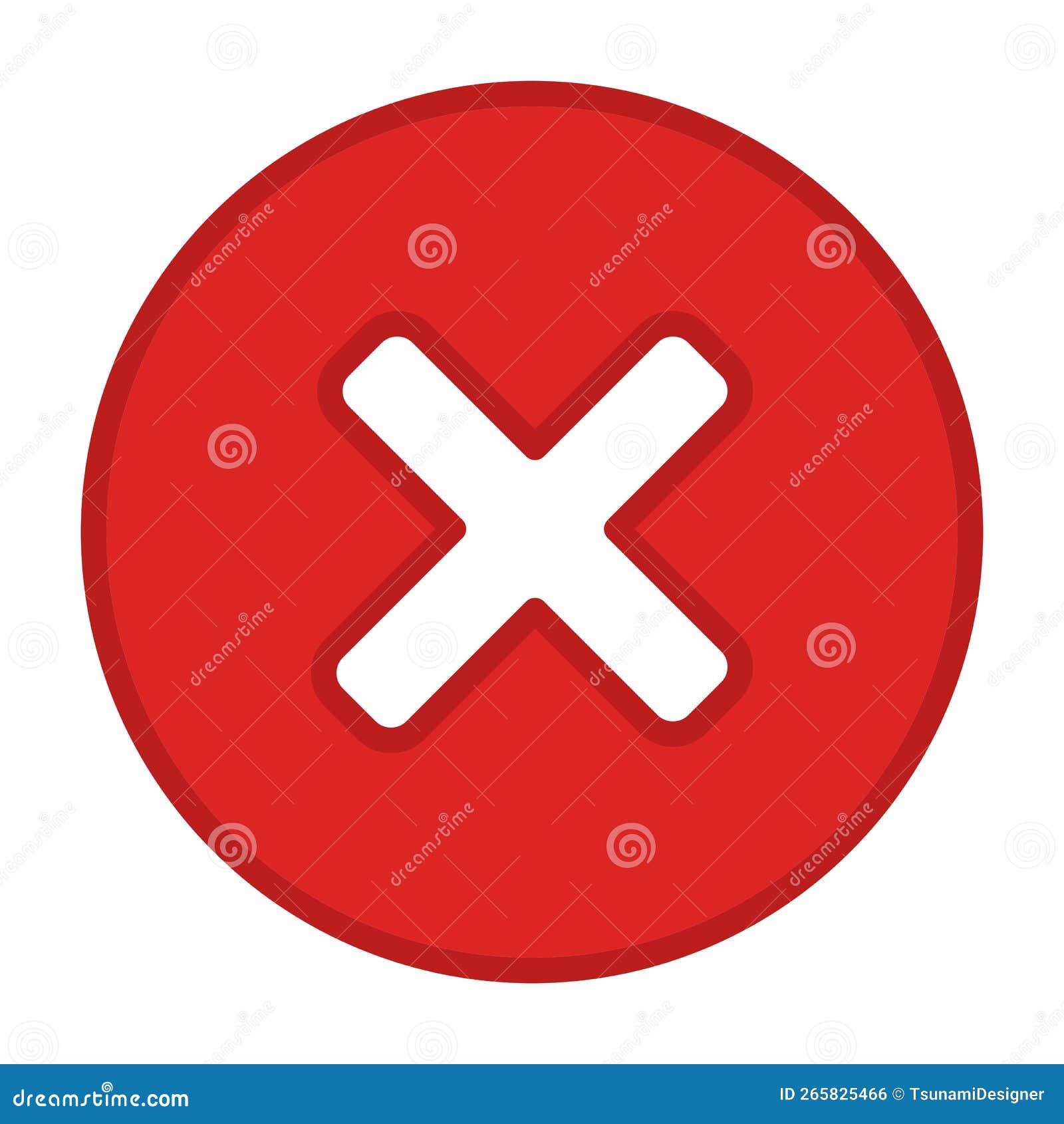 Wrong Marks, Cross Marks, Rejected, Disapproved, No, False, Not Ok ...