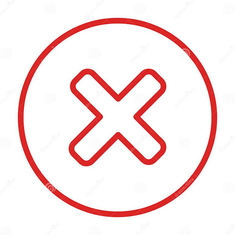 Wrong Marks, Cross Marks, Rejected, Disapproved, No, False, Not Ok ... Wrong Marks, Cross Marks, Rejected, Disapproved, No, False, Not Ok ...