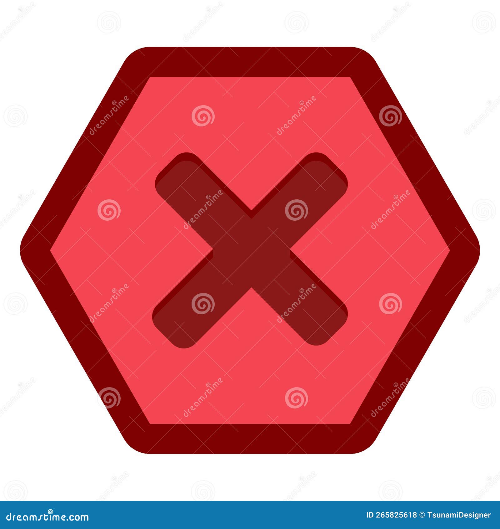 Wrong Marks, Cross Marks, Rejected, Disapproved, No, False, Not Ok ...